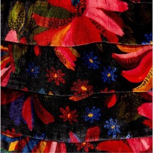 FARM Rio | Dresses | Nwt Farm Rio Black Banana Sky Velvet Mini Dress ...